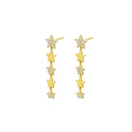 Nana Kay Earrings 'Shiny Stars' female Gold size One Size