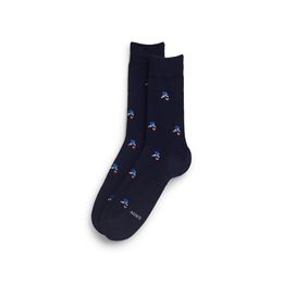 IUMAN Intimissimi Uomo Socken 'Sega Sonic' Herren Gr&ouml;&szlig;e 42/43 blau / marine / dunkelrot