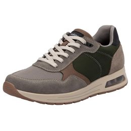 Rieker Sneaker Herren Gr&ouml;&szlig;e 42 dunkelbeige / braun / dunkelgr&uuml;n
