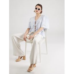 Sofie Schnoor Bluse Damen Gr&ouml;&szlig;e L hellblau / wei&szlig;