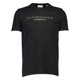 LINDBERGH T-Shirt Herren Gr&ouml;&szlig;e S graphit / schwarz / wei&szlig;