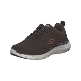 Skechers Sneaker low Herren Größe 41.5 braun / orange / schwarz