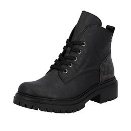 Rieker Stiefelette Damen Gr&ouml;&szlig;e 41 dunkelgrau / schwarz Winterschuhe