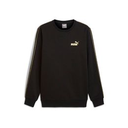 Puma Sportsweatshirt 'ESS' Herren Gr&ouml;&szlig;e XXL gold / schwarz