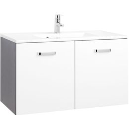 Held Waschbeckenunterschrank 90 mit Mineralgussbecken BOLOGNA