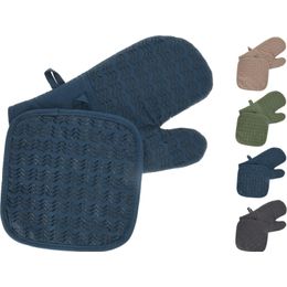 Koopmann Ofenhandschuh & Topflappen 2tlg. WANNA