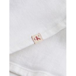 Calvin Klein Jeans Top Damen Gr&ouml;&szlig;e S white denim