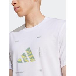adidas Performance Funktionsshirt Herren Gr&ouml;&szlig;e XL apfel / dunkelgr&uuml;n / wei&szlig;
