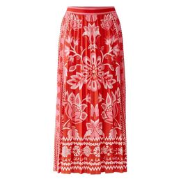 Oui Rock Damen Größe 46 rot / weiß