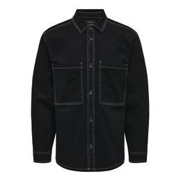 Only & Sons Only & Sons Button Up Shirt 'DAGO' male Black size S