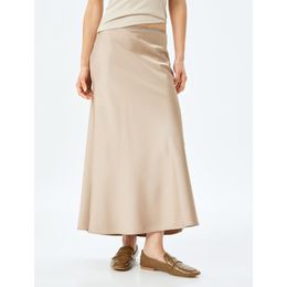 KOTON Rock Damen Größe 40 beige