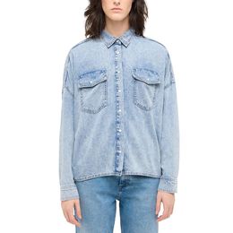 Mustang Bluse 'RUBY' Damen Gr&ouml;&szlig;e XS/S blue denim