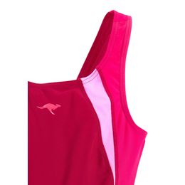 Kangaroos Badeanzug M&auml;dchen Gr&ouml;&szlig;e 140 pink / rosa / pitaya