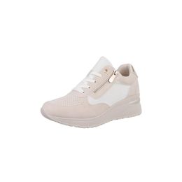 Ital-Design Sneaker Damen Gr&ouml;&szlig;e 41 beige / naturwei&szlig;