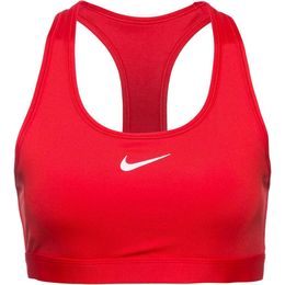 Nike Sport-BH 'Swoosh' Damen Größe M rot / weiß