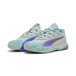 Puma Sportschuh ' Elite ' Damen Gr&ouml;&szlig;e 39 blau / gr&uuml;n / lila