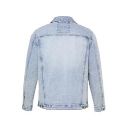 Men Plus &Uuml;bergangsjacke Herren Gr&ouml;&szlig;e L blue denim / white denim
