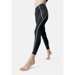 Born Living Yoga Sporthose 'Luna' Damen Gr&ouml;&szlig;e XL schwarz / wei&szlig;