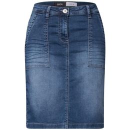 Cecil Jeansrock Damen Gr&ouml;&szlig;e 34 hellblau
