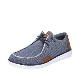 Rieker Halbschuh Herren Gr&ouml;&szlig;e 42 navy / rauchblau / braun / wei&szlig;