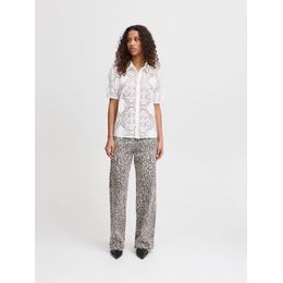 Ichi Bluse 'Silja' Damen Größe S/M weiß