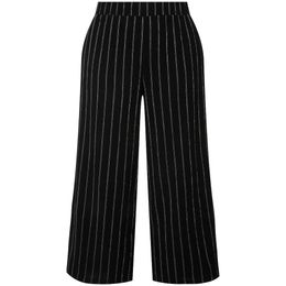 Ulla Popken Hose Damen Größe 54/56 schwarz / weiß