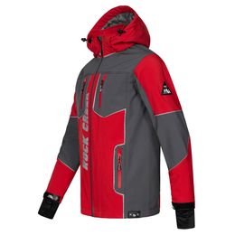 Rock Creek Outdoorjacke Herren Gr&ouml;&szlig;e XXL grau / rot