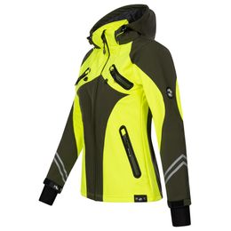Rock Creek Outdoorjacke Damen Gr&ouml;&szlig;e M anthrazit / apfel / tanne