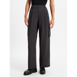 Mbym Bundfaltenhose Damen Größe 38 anthrazit