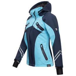 Rock Creek Outdoorjacke Damen Gr&ouml;&szlig;e 4XL blau / navy / grau