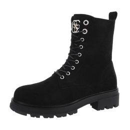 Ital-Design Lace-Up Ankle Boots female Black size 41