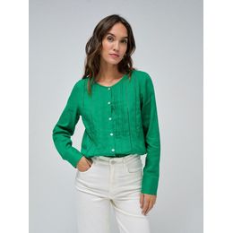 Salsa Jeans Bluse Damen Gr&ouml;&szlig;e S grasgr&uuml;n
