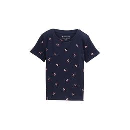Tom Tailor T-shirt Mädchen Größe 116/122 dunkelblau / pastellgrün / hellpink