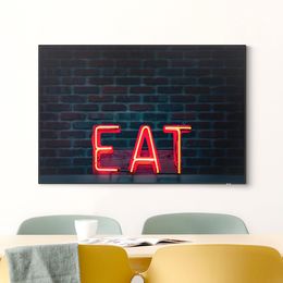 Wechselbild Eat - Neonsign