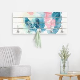 Bilderwelten Wandgarderobe einzigartig originell Abstrakt Aquarell - Intrige II - Deko Garderobenpaneel Flur