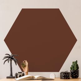 Hexagon Fototapete selbstklebend Colour Chocolate