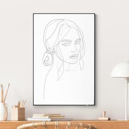Wechselbild Line Art Portraits - Ihr Blick