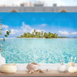 Bilderwelten Fensterfolie Crystal Clear Water - Fensterfolie Fenstersticker Glasaufkleber Glasdekorfolie Fensterdeko Sichtschutzfolie