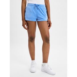 Juicy Couture Shorts 'Tamia' Damen Gr&ouml;&szlig;e 40 hellblau / silber