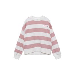 Mango Kids Sweatshirt 'DREAMER' M&auml;dchen Gr&ouml;&szlig;e 128 altrosa / bordeaux / wei&szlig;