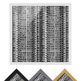 Schwarz-Wei&szlig; Bild mit Rahmen Skyscraper