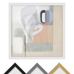 Abstraktes Bild mit Rahmen Multiform I