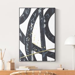 Akustik-Wechselbild Onyx Gold