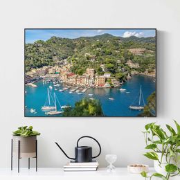 Akustik-Wechselbild Portofino Harbour
