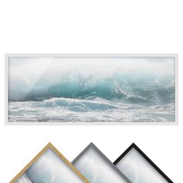 Bilderwelten Bild mit Rahmen Gro&szlig;e Welle Hawaii