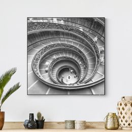 Wechselbild Bramante Treppe