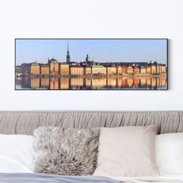 Wechselbild Stockholm Skyline