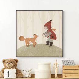 Wechselbild Anna Lunak Illustration - Waldfreunde