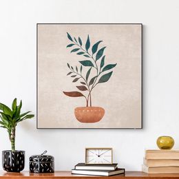 Wechselbild Boho Bl&auml;tter in Vase II