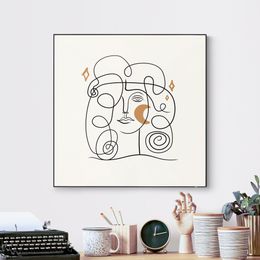 Wechselbild Picasso Interpretation - Die Muse II